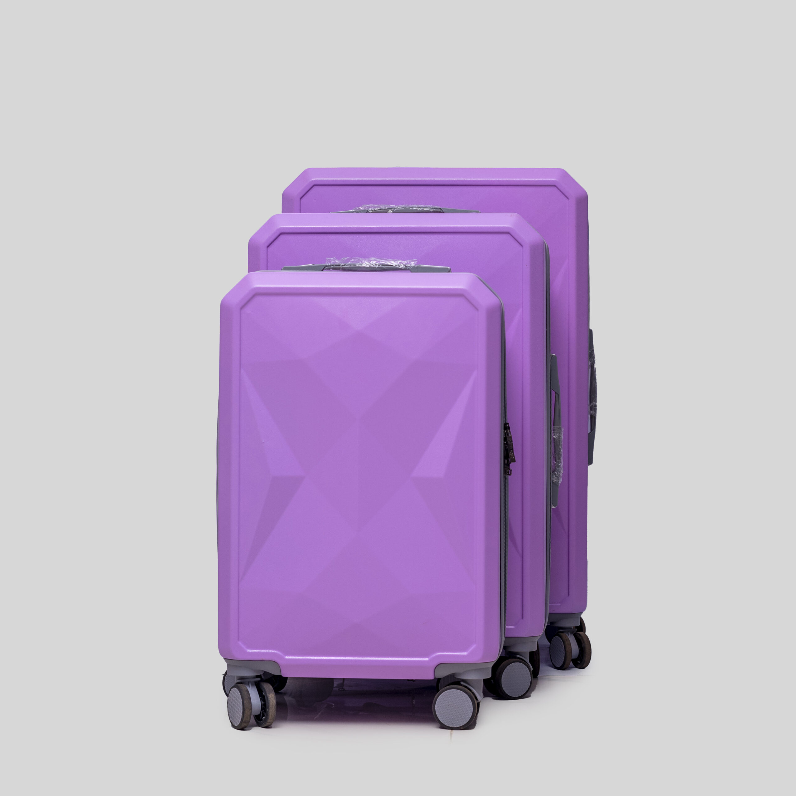 3-piece Hard Suitcase(Purple) - MIA UgandaMIA Uganda