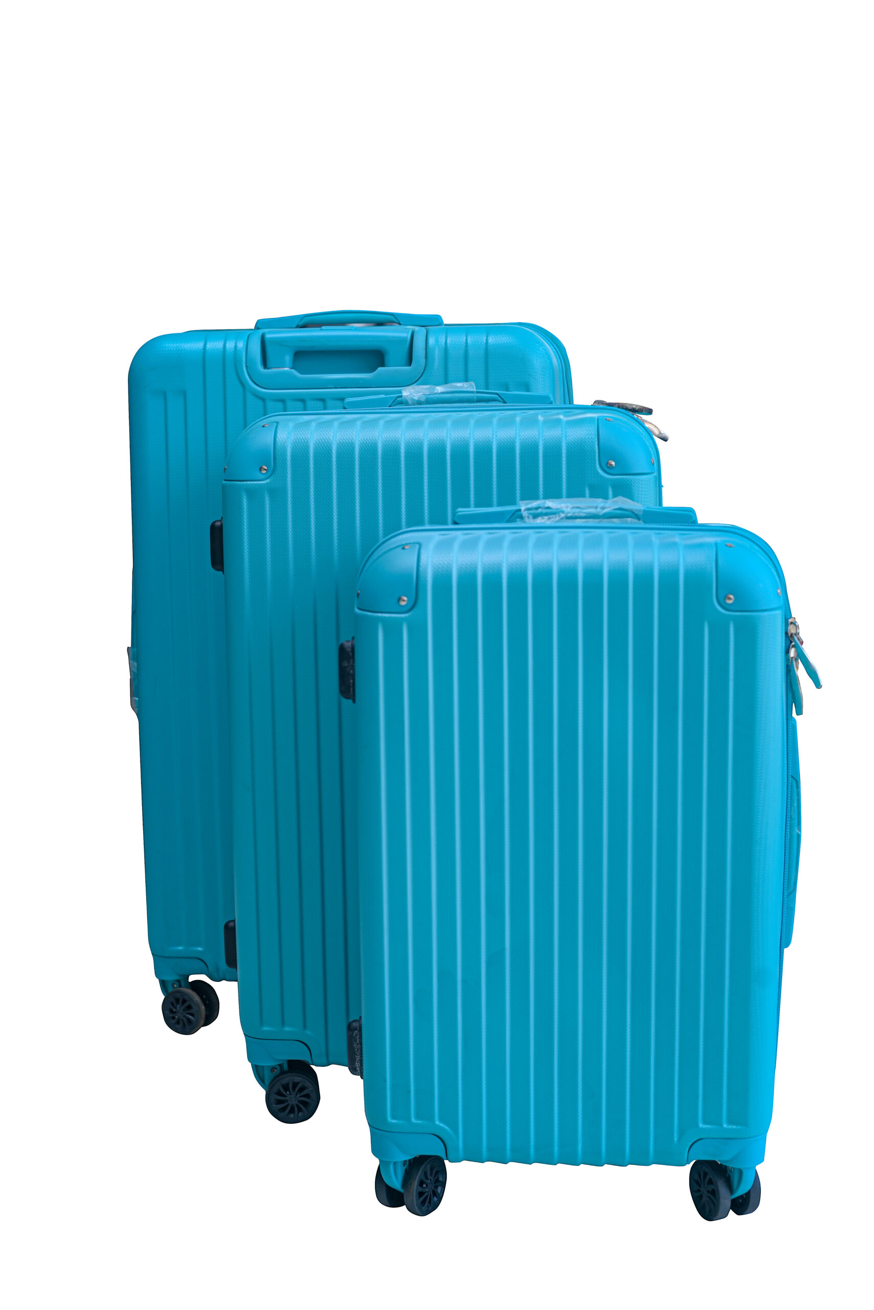 Ribbed Blue Luggage Set (3pcs) - MIA UgandaMIA Uganda